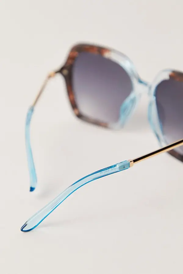 Free People Polly Oversized Square Sunglasses