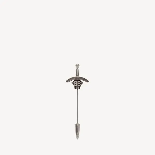 Balenciaga Goth Sword Brooch - Silver
