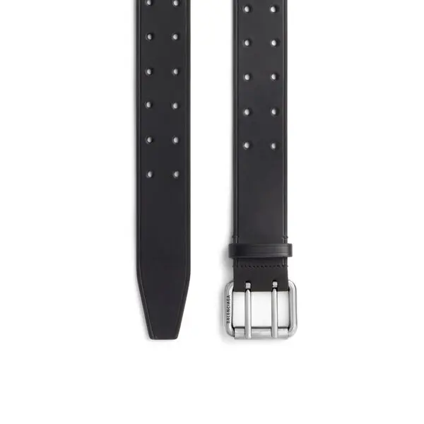 Balenciaga Double Prong Belt - Black | Editorialist