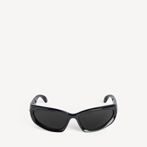 Balenciaga Swift Oval Sunglasses - Black