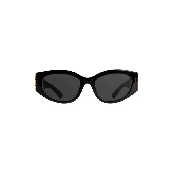 Balenciaga Bossy Round Frame Af Sunglasses - Black