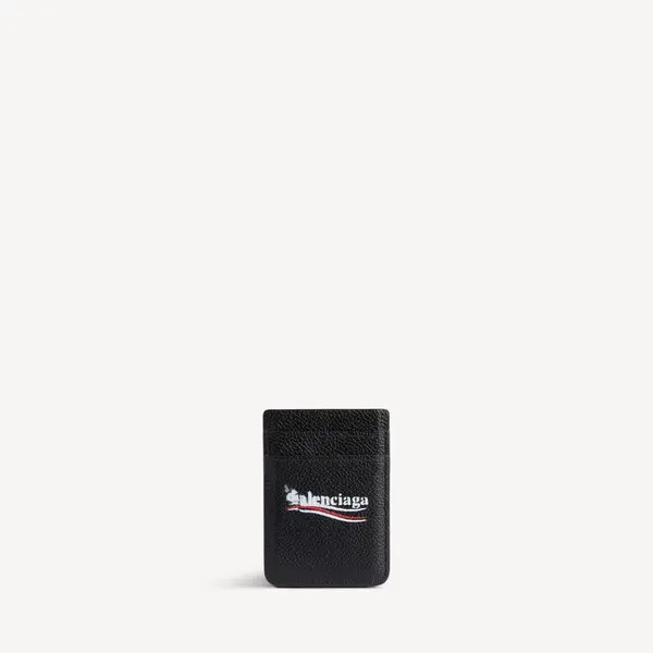 Balenciaga Cash Magnet Card Holder - Black