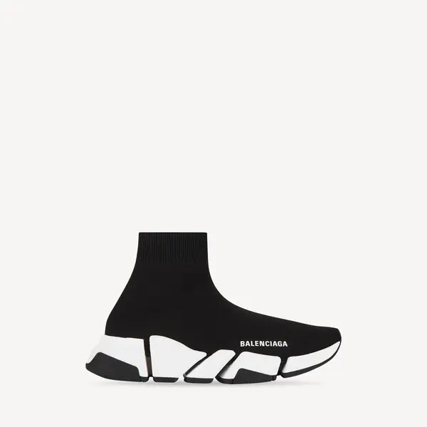 Balenciaga Speed 2.0 Knit Sneakers - Black