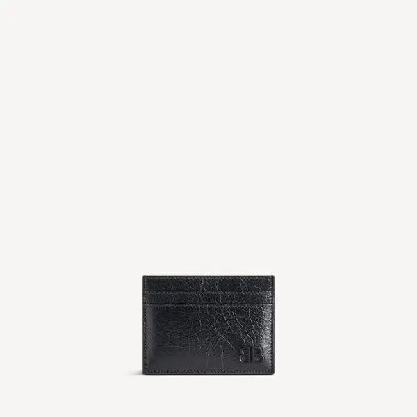 Balenciaga Monaco Card Holder - Black