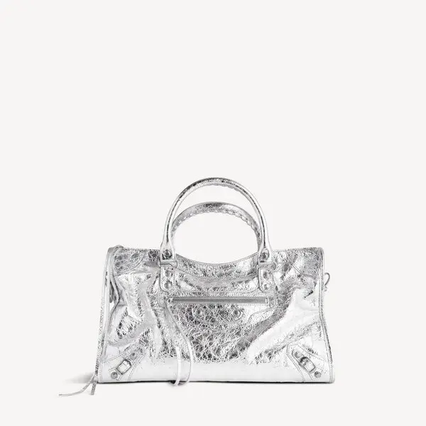 Balenciaga Le City Medium Bag - Silver