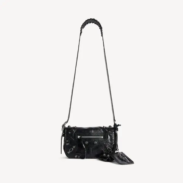Balenciaga Le Cagole Flap Bag Xs - Black