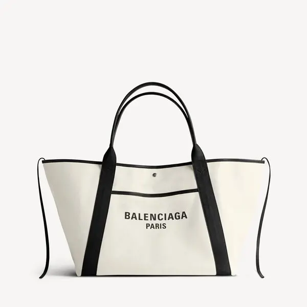 Balenciaga Biarritz Large Tote Bag - Beige