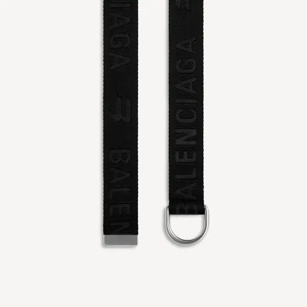 Balenciaga D Ring Belt - Black