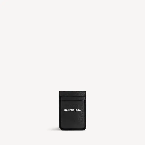 Balenciaga Cash Magnet Card Holder - Black