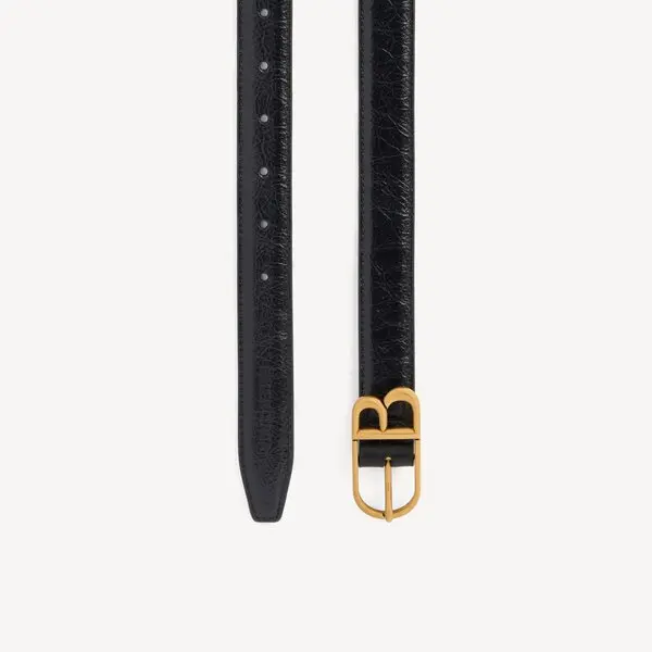 Balenciaga Classic B Belt - Black