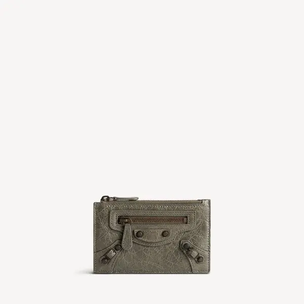 Balenciaga Le City Long Coin And Card Holder - Green