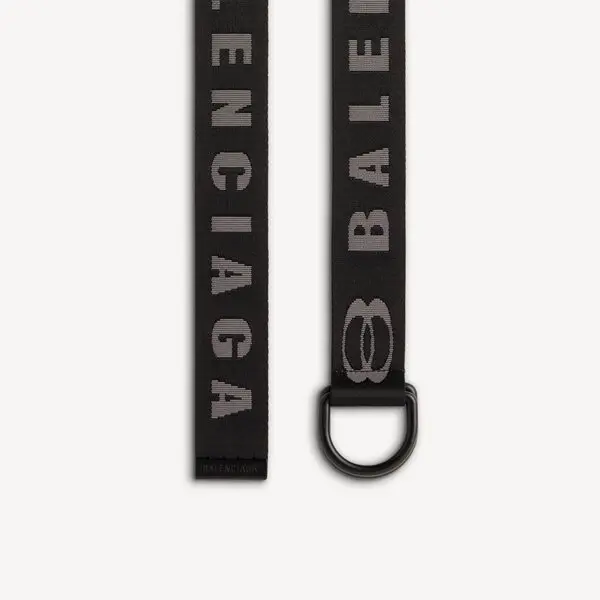 Balenciaga D Ring Belt - Black