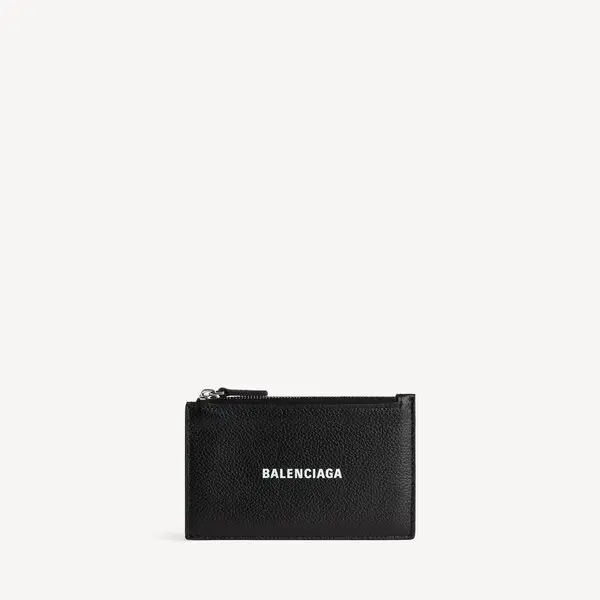Balenciaga Cash Long Coin And Card Holder - Black