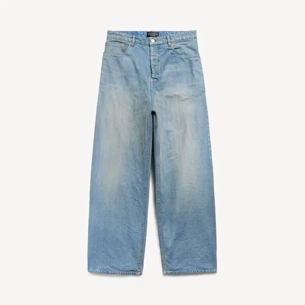 Balenciaga Waterproof Baggy Jeans - Blue