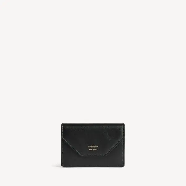 Balenciaga Envelope Mini Wallet - Black