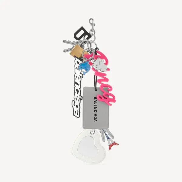 Balenciaga Turner Charm/keychain - Multicoloured