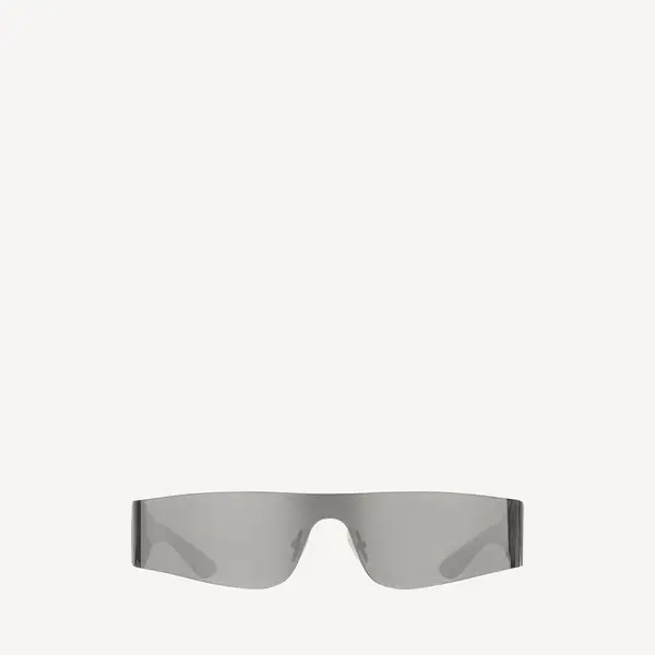 Balenciaga Mono Rectangle Sunglasses - Silver