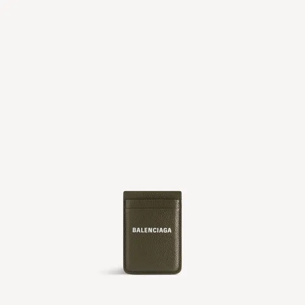 Balenciaga Cash Magnet Card Holder - Green