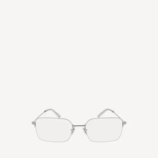 Balenciaga Invisible Rectangle Sunglasses - Silver