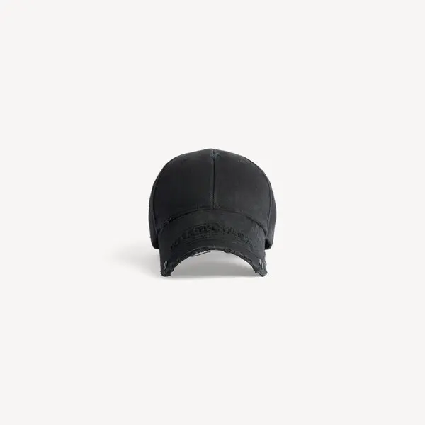 Balenciaga Studded Baseball Cap - Black