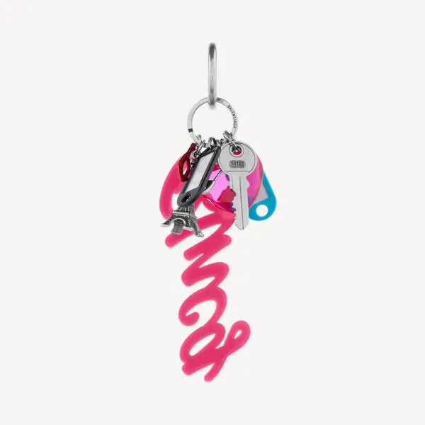 Balenciaga Charm/keychain Hourglass Soft Big Souvenirs - Multicoloured