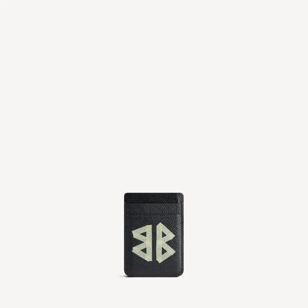 Balenciaga Cash Magnet Card Holder - Black