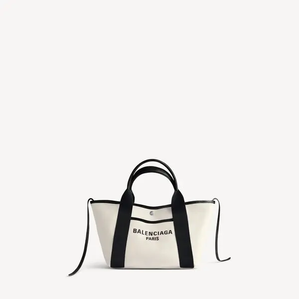Balenciaga Biarritz Small Tote Bag - Beige