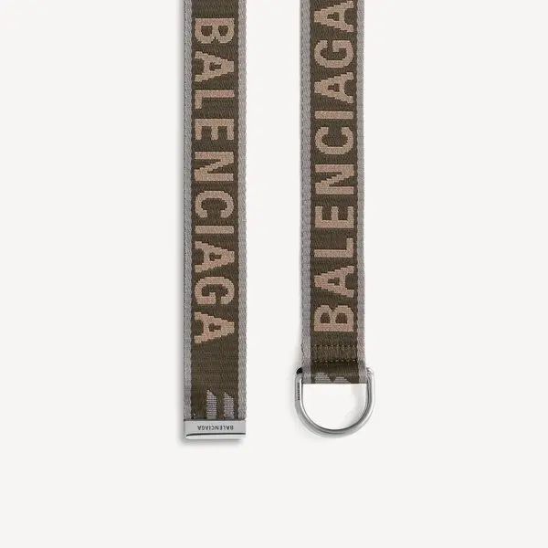Balenciaga D Ring Logo Belt - Green