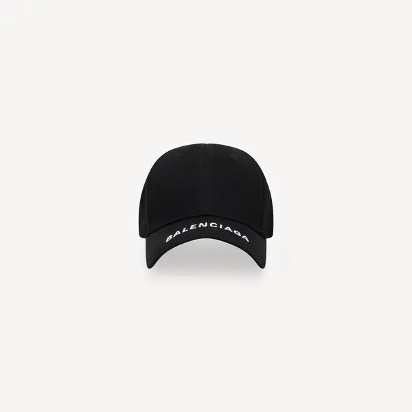 Balenciaga Logo Visor Cap - Black
