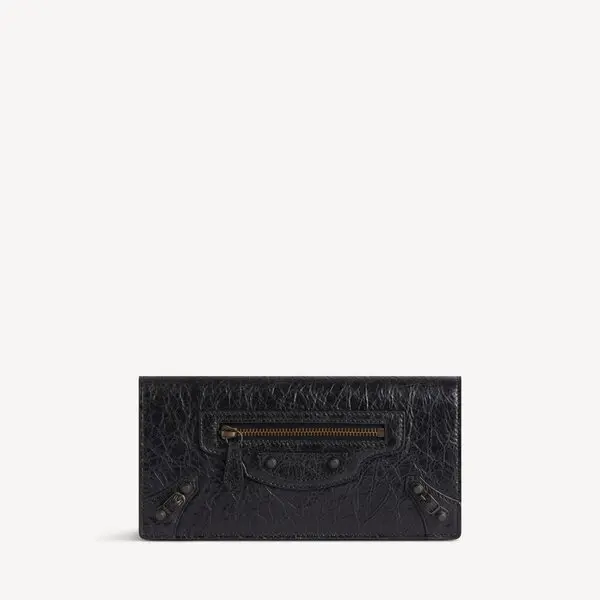 Balenciaga Le City Money Long Wallet - Black