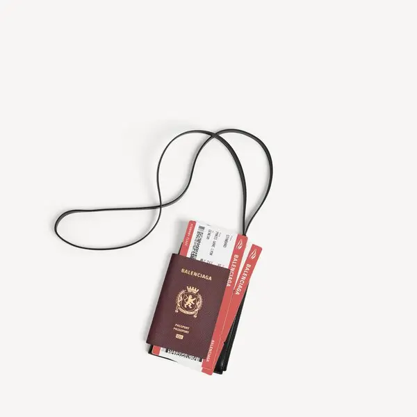 Balenciaga Passport Phone Holder - Red