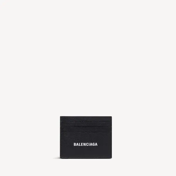 Balenciaga Cash Card Holder With Split - Black