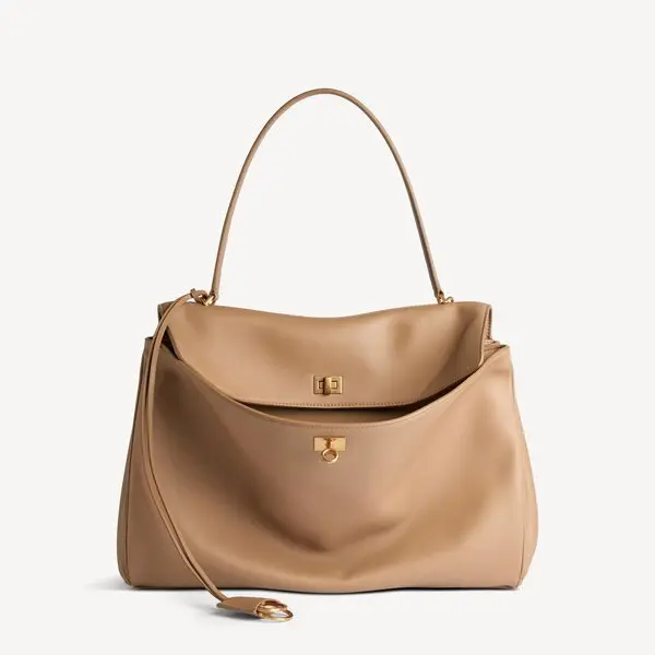 Balenciaga Large Rodeo Handbag - Beige