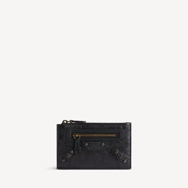 Balenciaga Le City Long Coin And Card Holder - Black