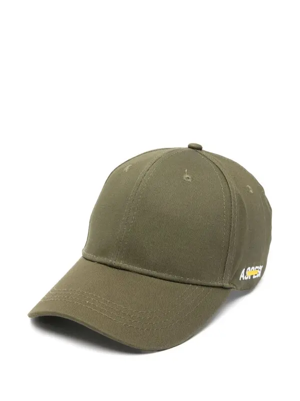 Aspesi Logo-embroidered Cap - Green