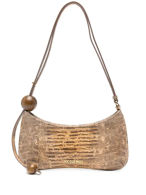 Jacquemus Le Bisou Perle Shoulder Bag - Brown
