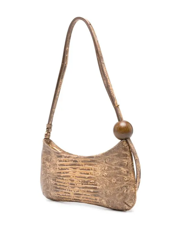 Jacquemus Le Bisou Perle Shoulder Bag - Brown