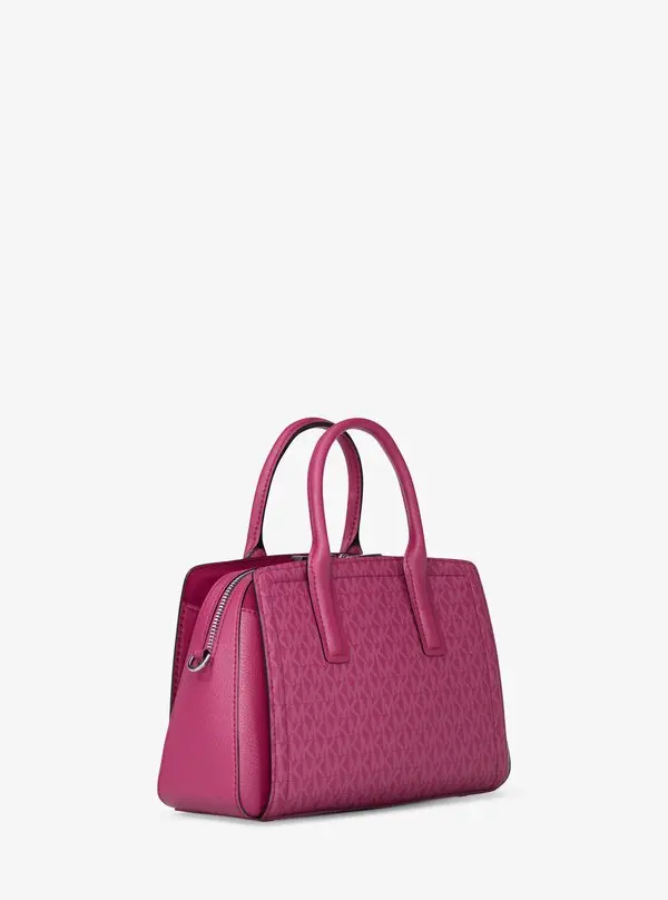 Michael Kors Laila Small Signature Logo Satchel - Pink