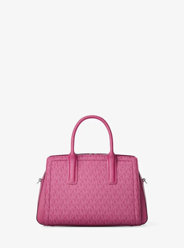 Michael Kors Laila Small Signature Logo Satchel - Pink