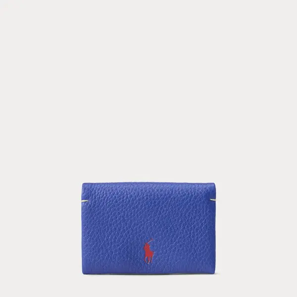 Ralph Lauren Polo Play Leather Snap Card Case - Jellyfish