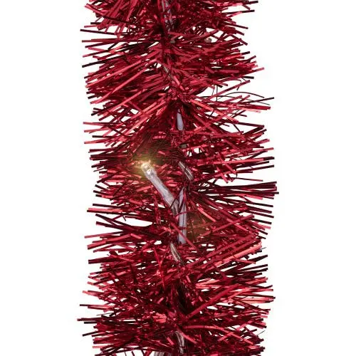 NORTHLIGHT Led Lighted Tinsel Heart Valentine's Day Window Silhouette25.25"