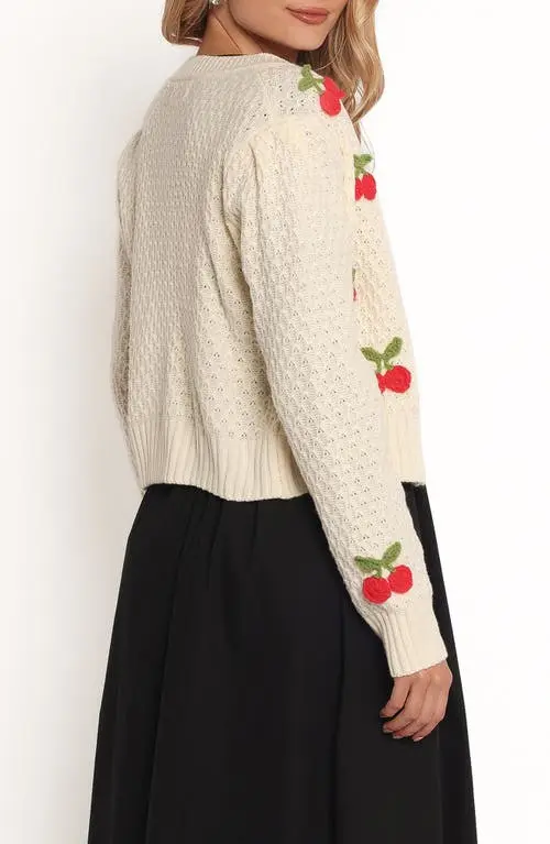 PETAL & PUP Trudie Cherry Cardigan