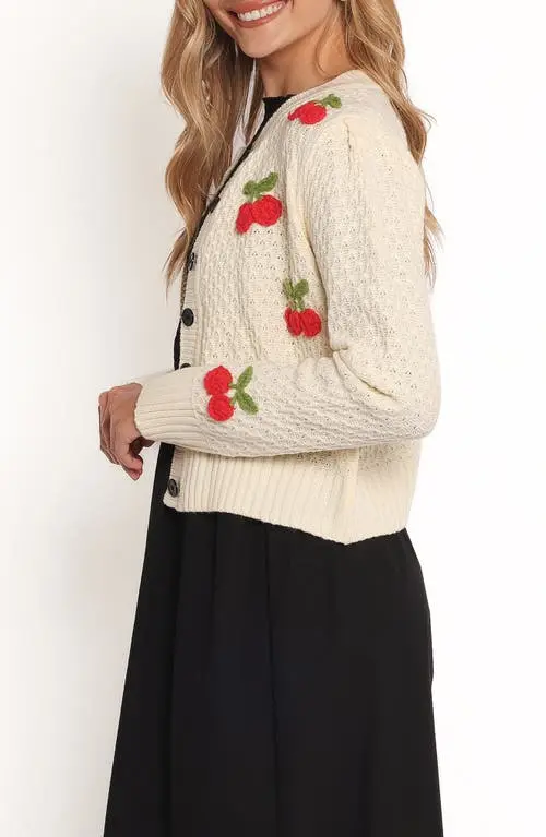 PETAL & PUP Trudie Cherry Cardigan