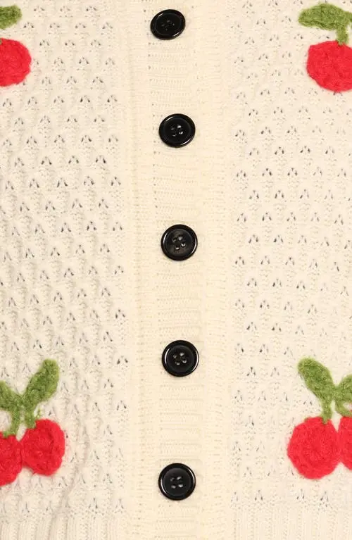 PETAL & PUP Trudie Cherry Cardigan