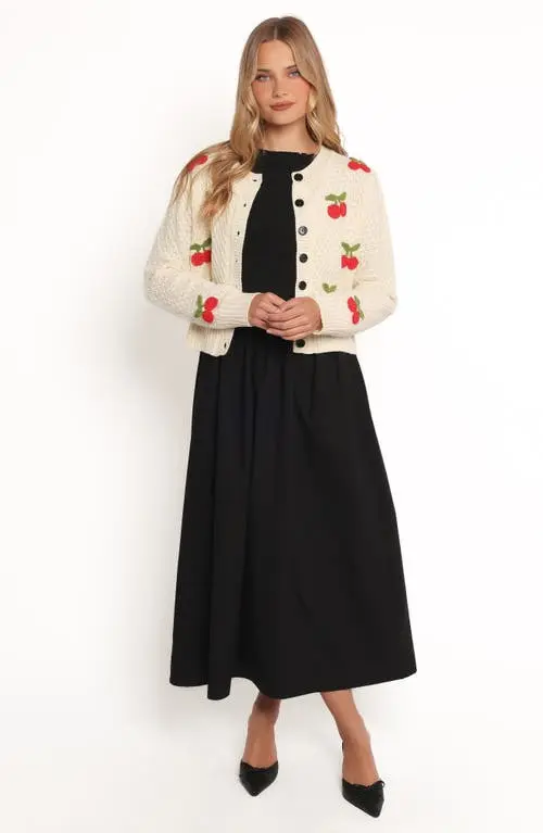 PETAL & PUP Trudie Cherry Cardigan