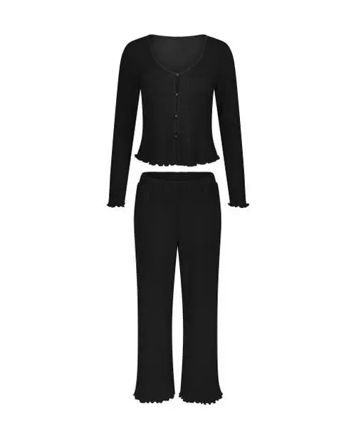 ADORE ME Amrita Lounge Set - Jet Black
