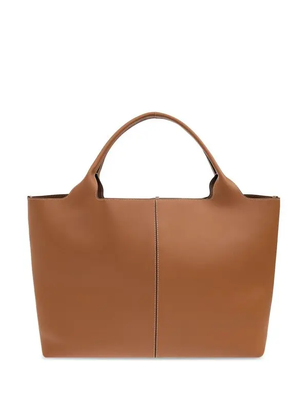 TOD'S Medium Leather Tote Bag - Brown