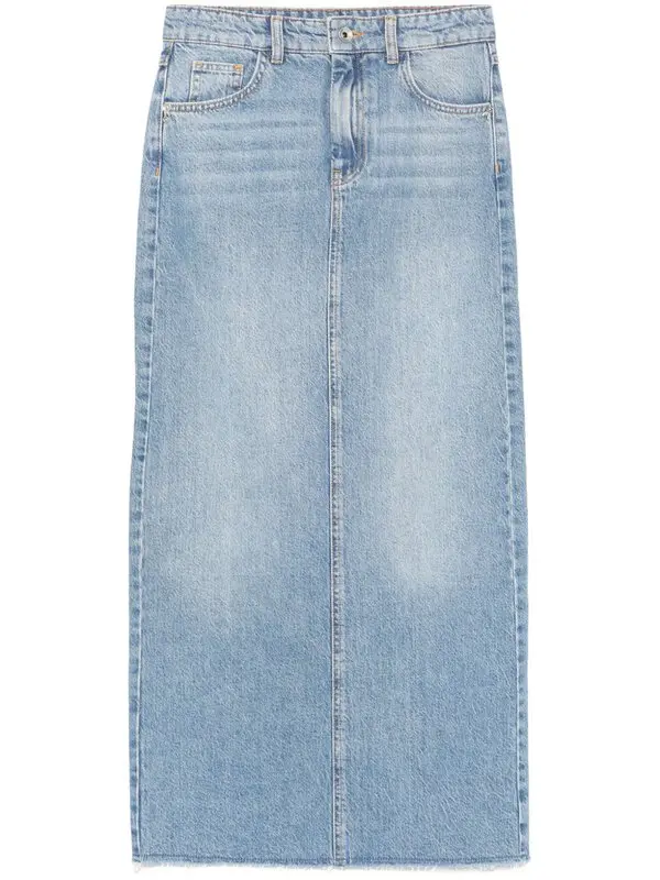 Patrizia Pepe Denim Maxi Skirt