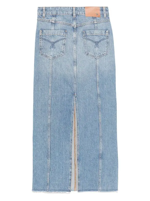 Patrizia Pepe Denim Maxi Skirt