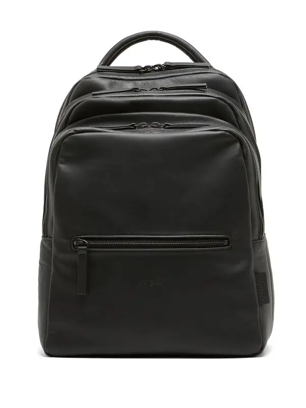 Marsèll Triparto Leather Backpack - Black